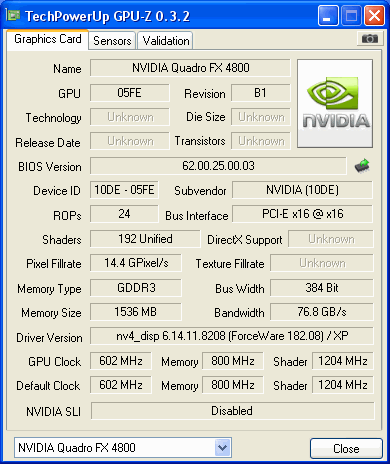 Quadro FX 4800 Hardware Details - Nvidia Quadro FX 4800: Workstation ...