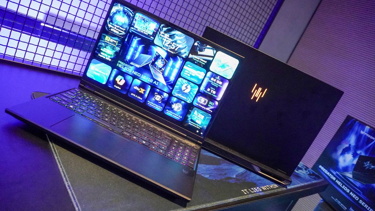 Acer Predator Helios Neo 16 AI (2025) hands-on review: A mid-range ...