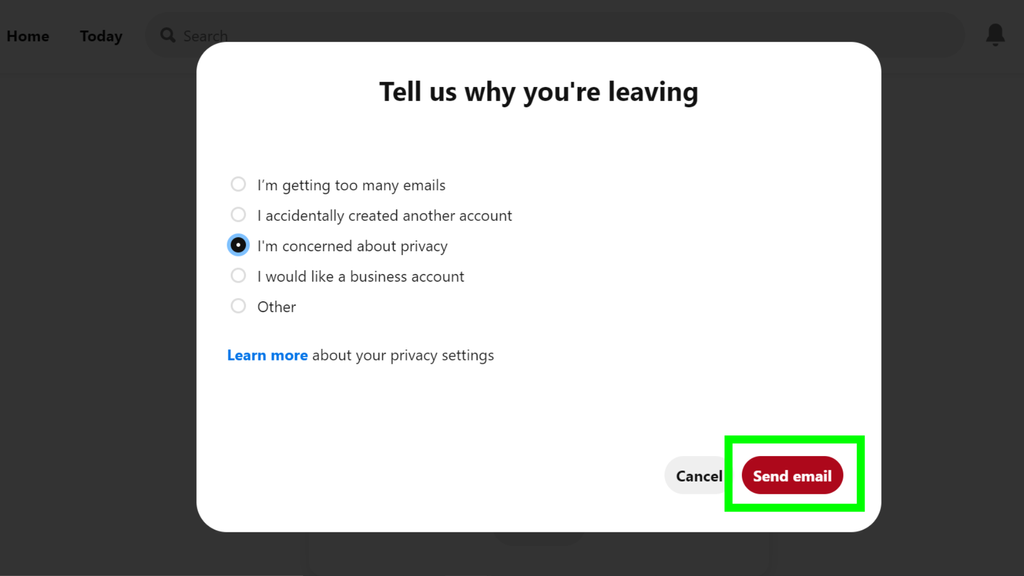 How to delete a Pinterest account | Tom's Guide
