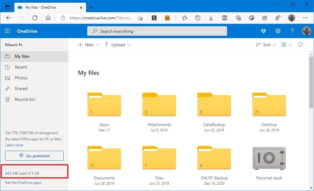 How to review storage usage in OneDrive | Windows Central