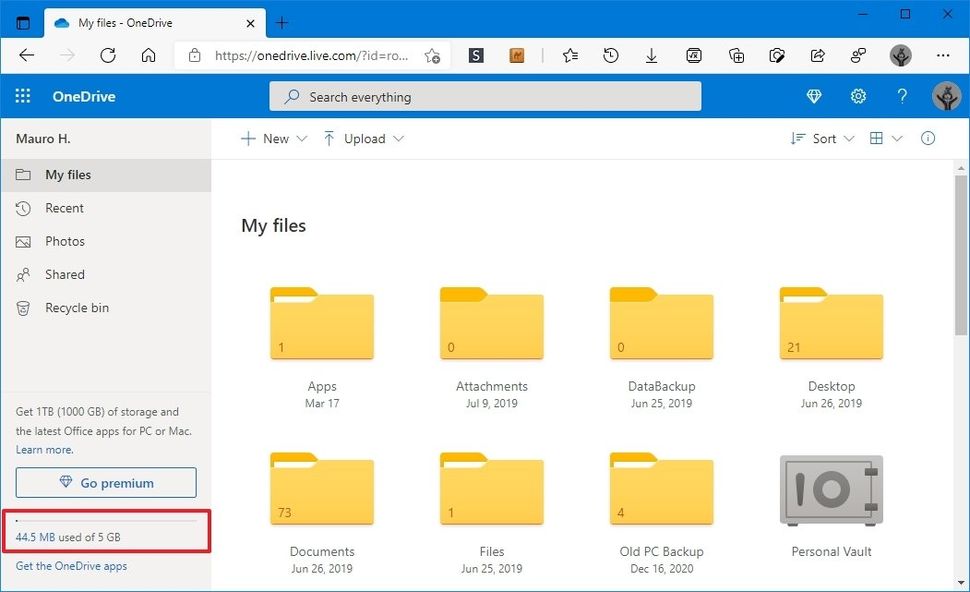 How to review storage usage in OneDrive | Windows Central