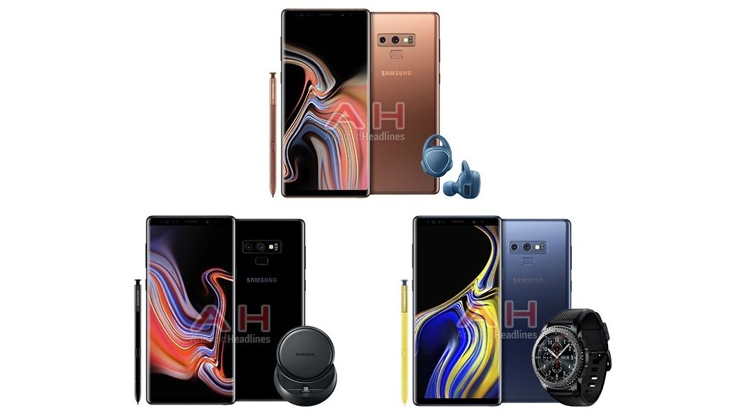 Samsung Galaxy Note 9 Renders Show The Phone In Three Colors Techradar