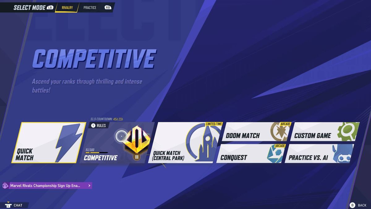 Marvel Rivals ranks and competitive mode explained | GamesRadar+