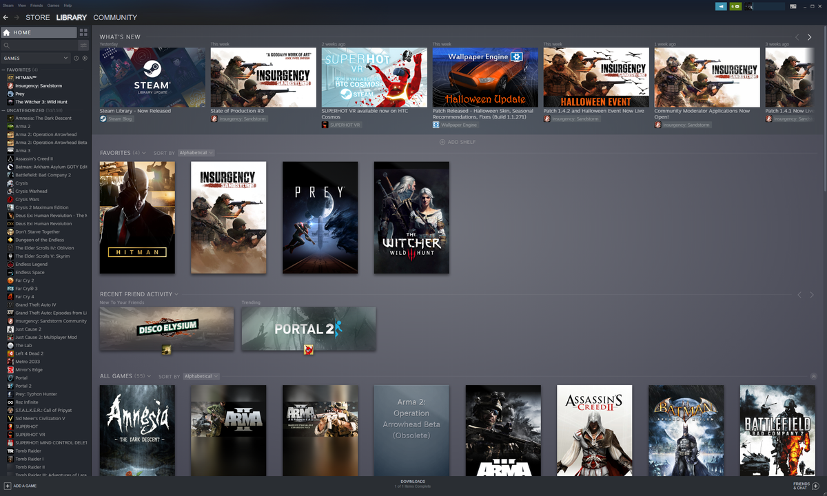Tidy Up: Valve's New Library Update for Steam Has Arrived | Tom's Hardware