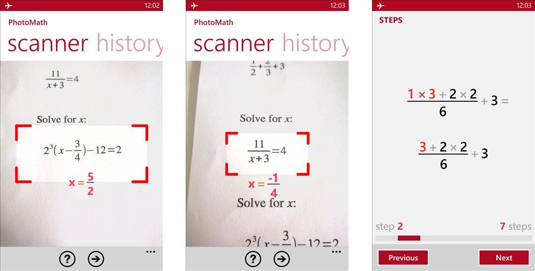 PhotoMath will make your Windows Phone do your math homework | Windows ...