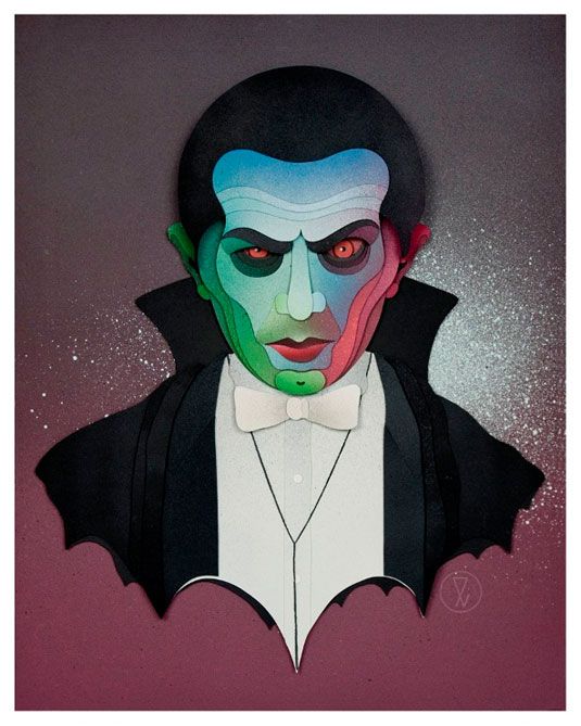 Movie monsters reborn in paper art | Creative Bloq