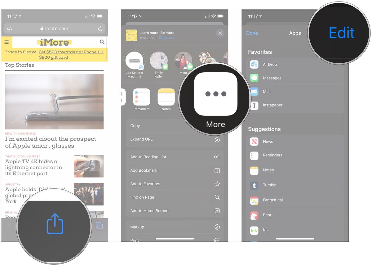 How to customize and use the share sheet in iOS 13 and iPadOS 13 | iMore