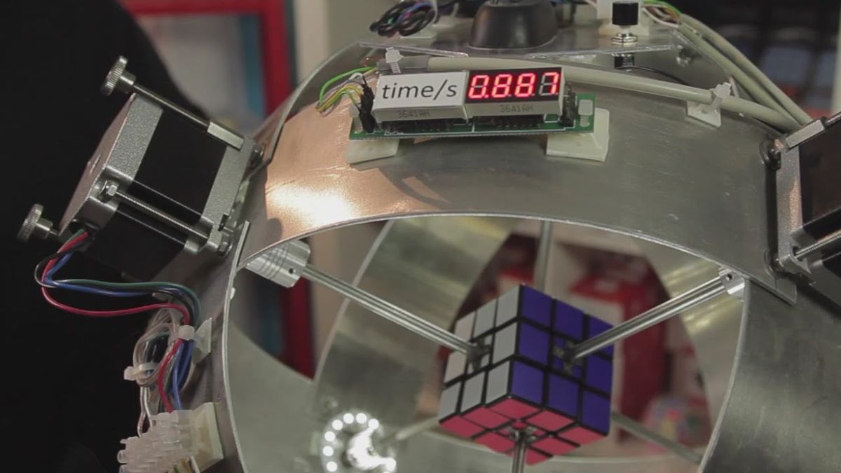 A new robot can solve a Rubik's Cube in 0.887 seconds | TechRadar