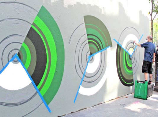 Geometric street art will have you in a trance | Creative Bloq