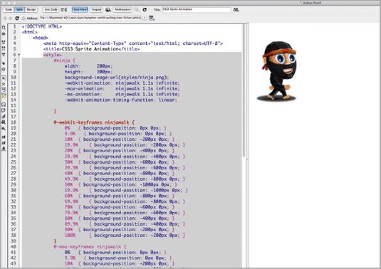 Make a CSS animated sprite in Photoshop | Creative Bloq