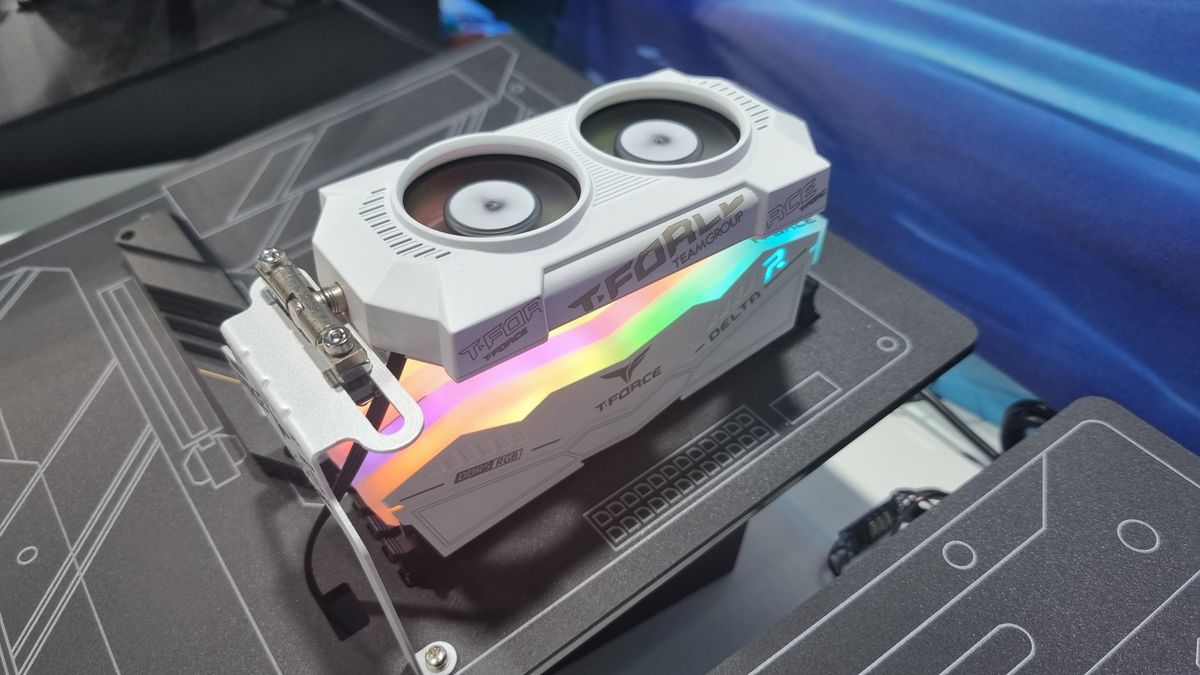 Team Group showed me some blazingly fast Gen 5 SSDs, pink DDR5, and a ...