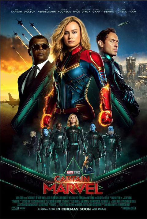 Starforce Takes Center Stage in 'Captain Marvel' International Poster ...