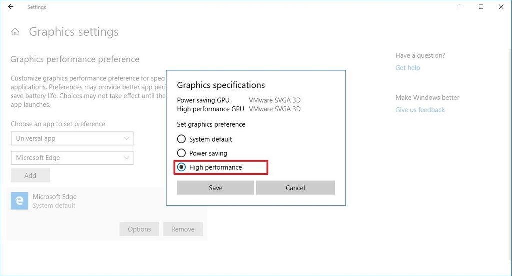 How to force Microsoft Edge to use the best GPU on Windows 10 | Windows ...