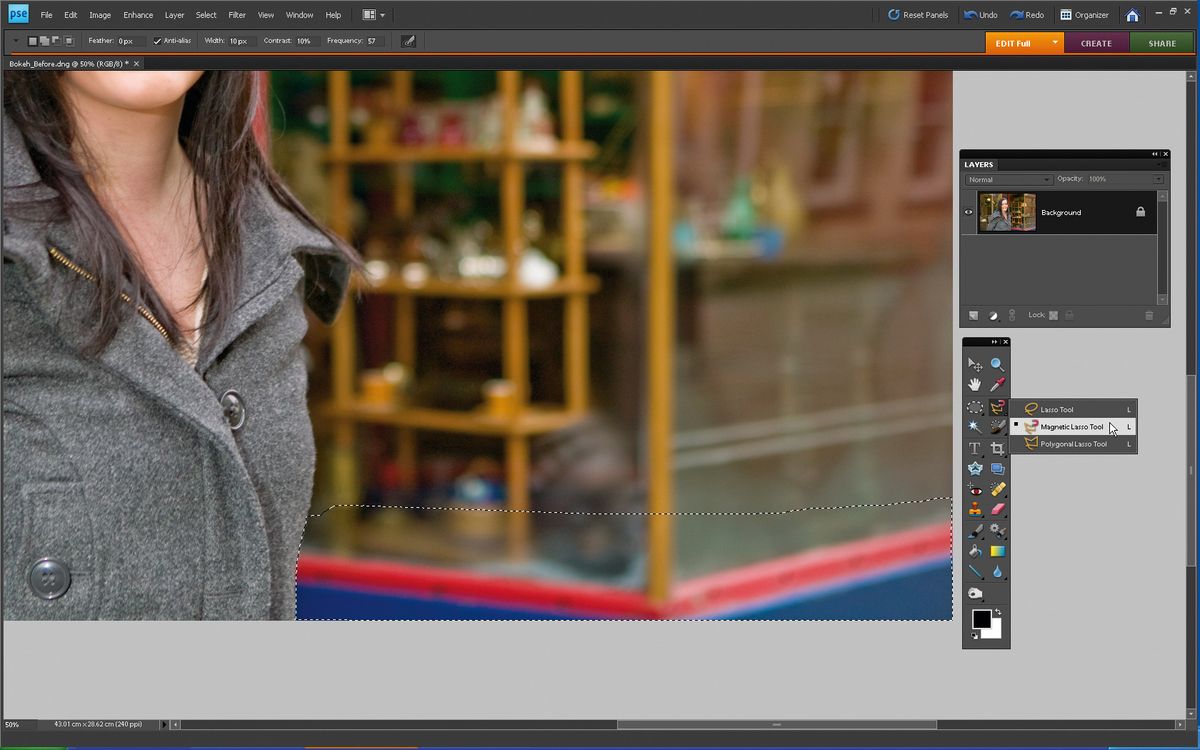 Give a portrait a soft-focus background | Creative Bloq