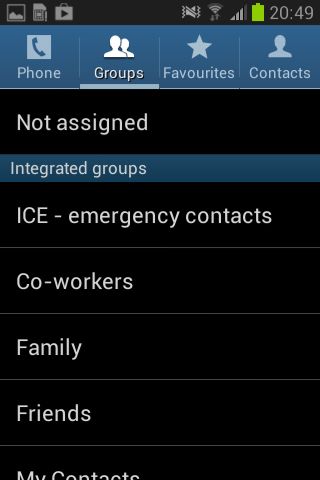 Contacts and calling - Samsung Galaxy Fame review - Page 3 | TechRadar