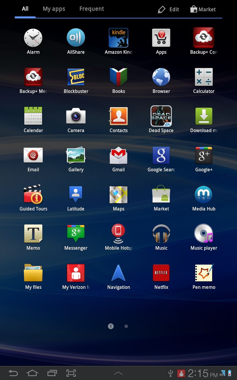 Interface - Samsung Galaxy Tab 7.7 review - Page 3 | TechRadar