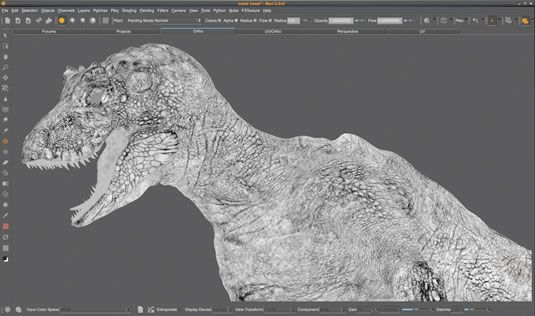How to paint realistic creature skin textures | Creative Bloq