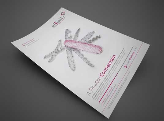 The print advert made from thread | Creative Bloq