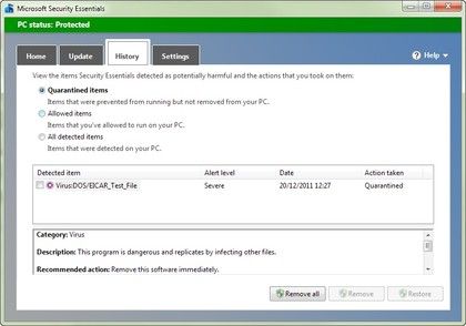 Microsoft Security Essentials review | TechRadar