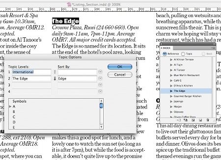 Create a simple index in InDesign | Creative Bloq