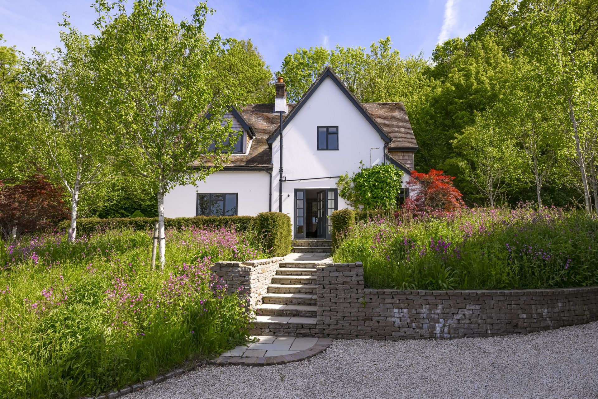 A pretty incredible barn conversion in the South Downs with a plunge ...