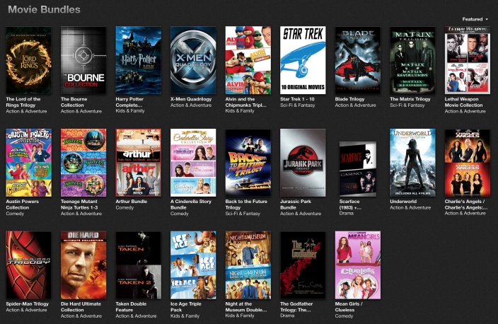 iTunes movie bundles offer some great savings on popular titles | iMore