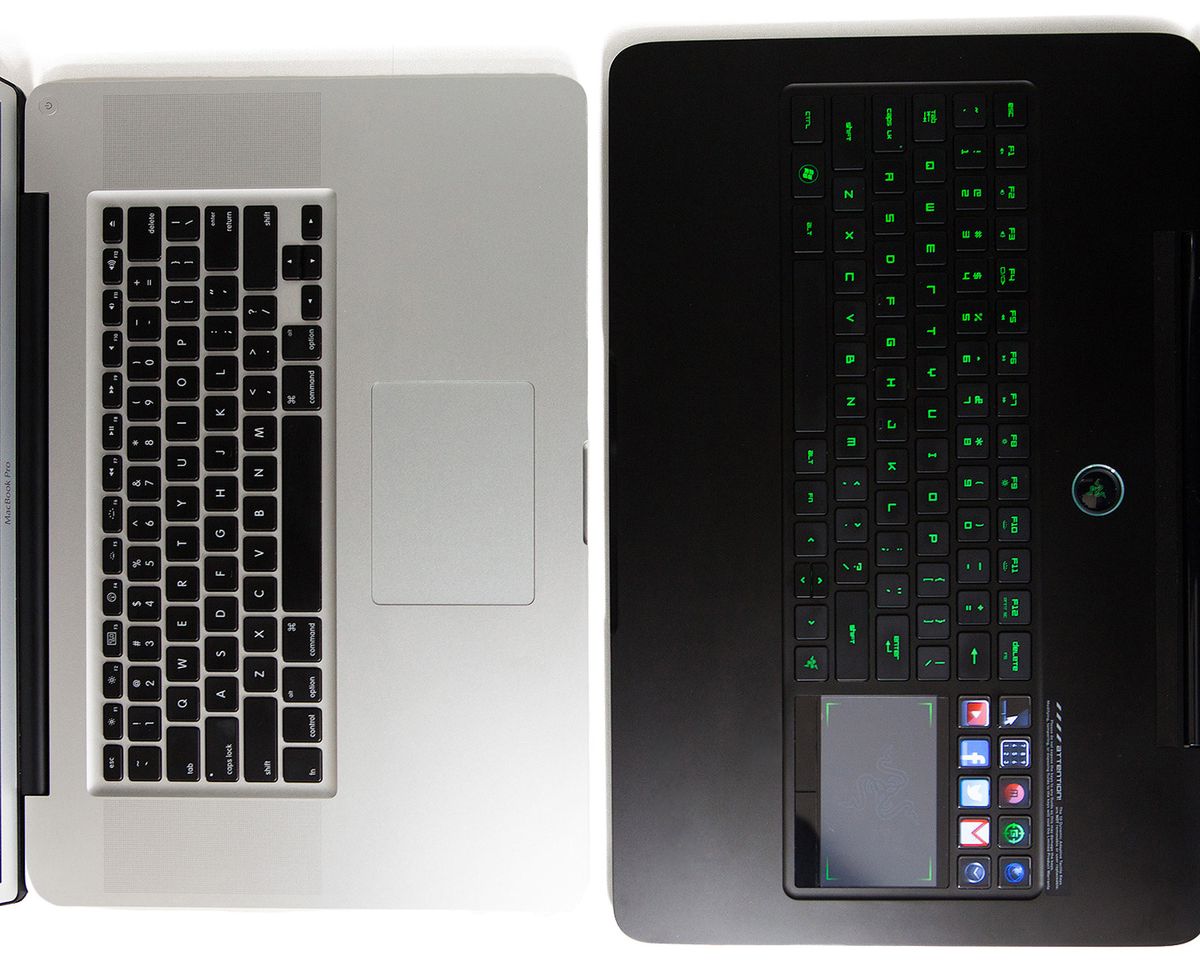Comparing Two Other Iconic 17" Notebooks - Razer's Second-Generation ...