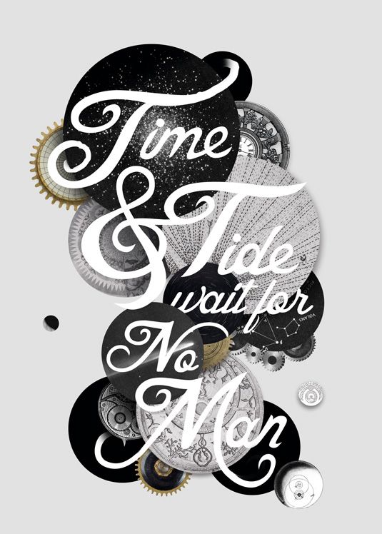 Steampunk style inspires beautiful typographic collage | Creative Bloq
