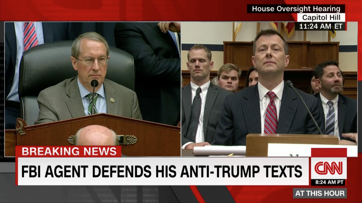 FBI agent Peter Strzok is undergoing what could be the rowdiest House ...