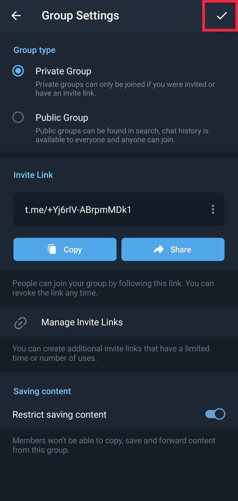 How to restrict Telegram contacts from saving or forwarding messages ...