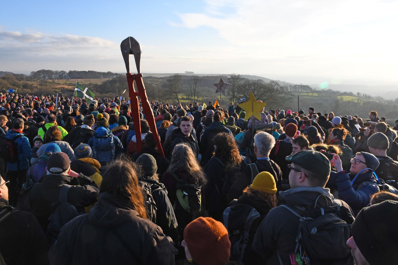 Dartmoor demo defending wild camping rights draws thousands | T3
