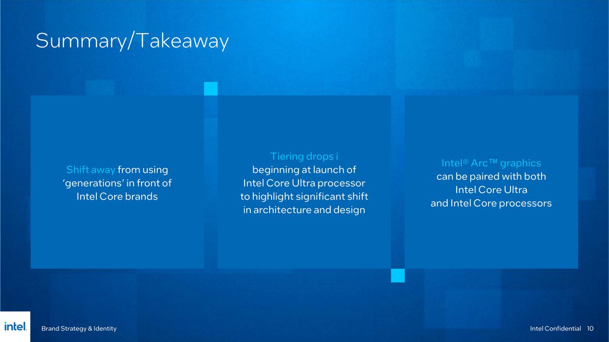 Intel's New Core Ultra Branding Drops the i, Looks Like AMD's Ryzen ...