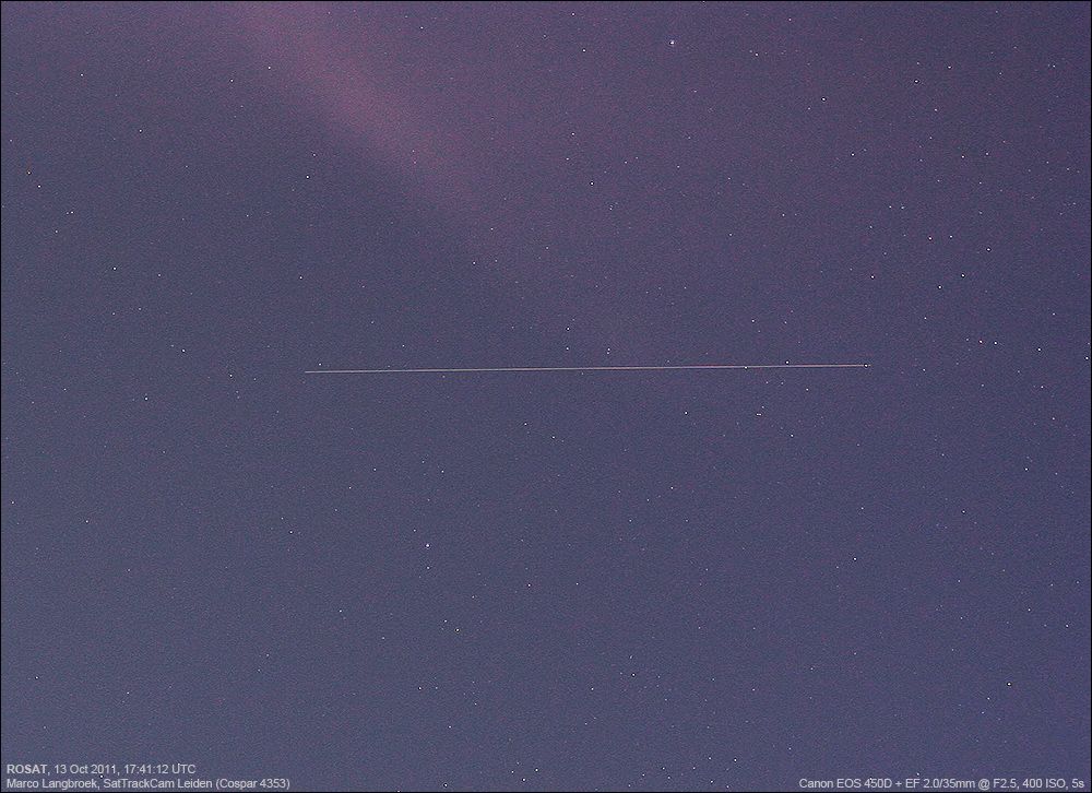 Photos: Germany's ROSAT Satellite Falling to Earth | Space