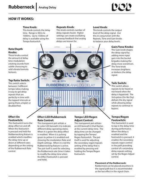 NAMM 2017: DOD drops Rubberneck analog delay | MusicRadar