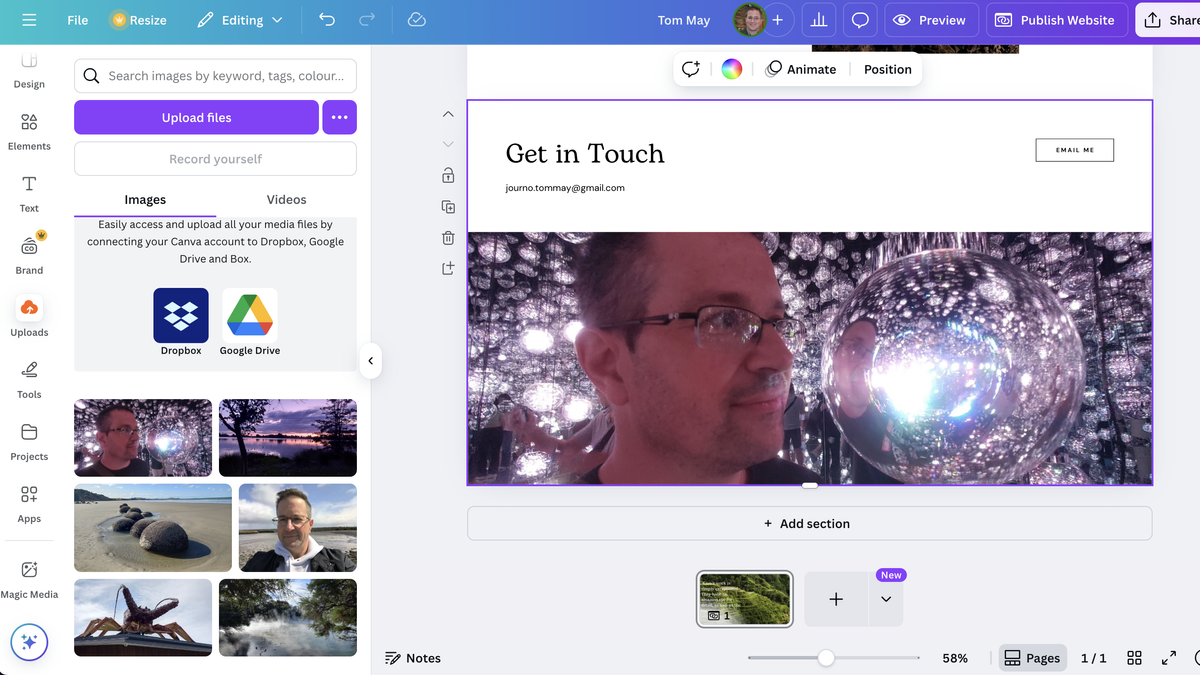 Canva Websites review: build a website, using the same platform you use ...