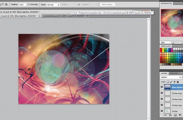 Create an abstract liquid effect in Photoshop | Creative Bloq