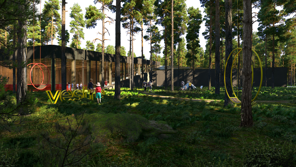 BIG designs new Vestre factory in a forest | Wallpaper*