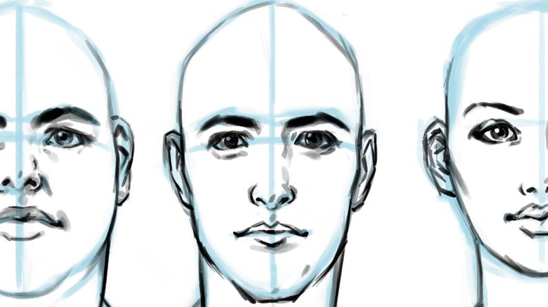 How to paint 3 different people from one reference | Creative Bloq