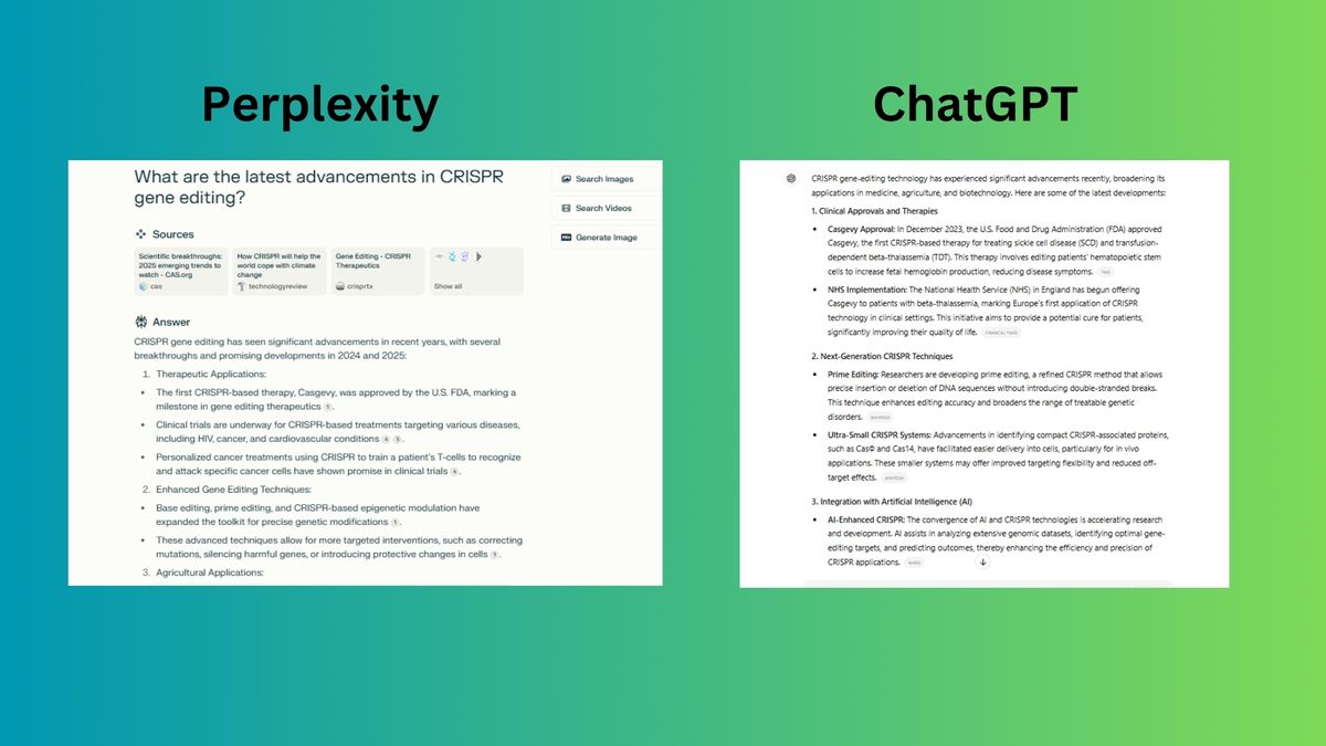 I just tested Perplexity vs ChatGPT with 7 prompts — here's the AI ...