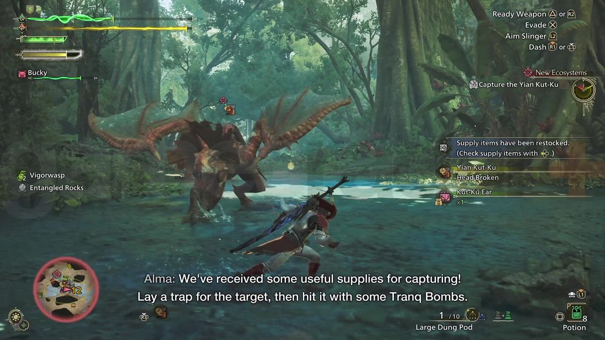 The Monster Hunter Wilds capture system and traps explained | GamesRadar+