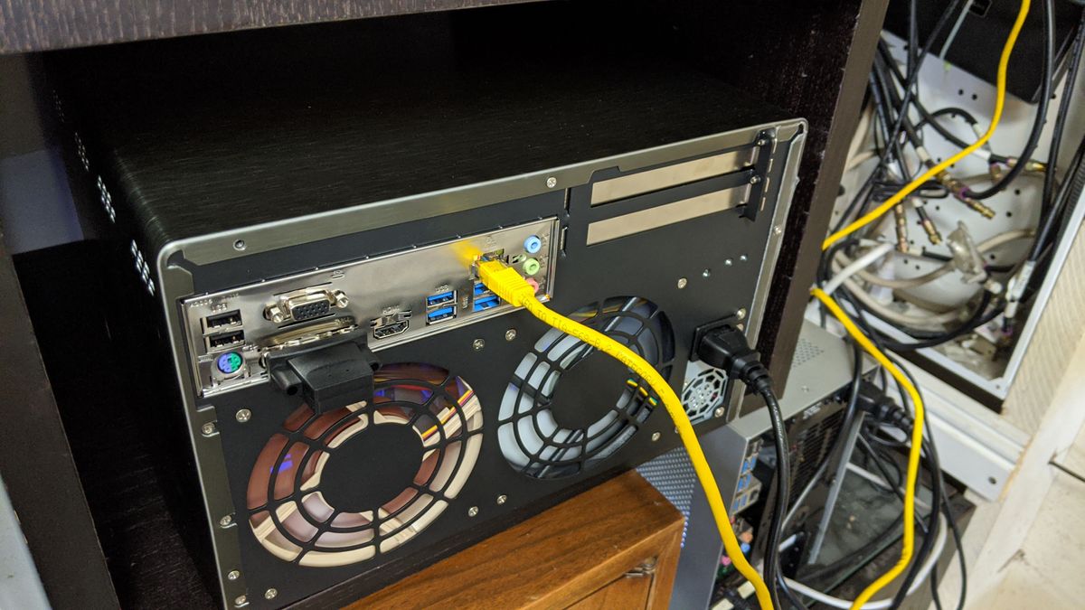 I got carried away and built a 36TB home server the size of a toaster ...