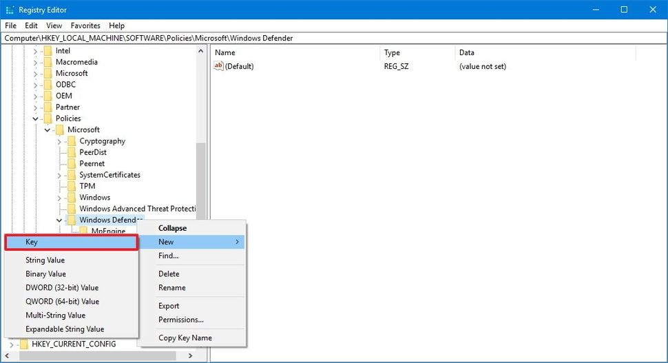 How to change Windows Defender Antivirus cloud-protection level on ...
