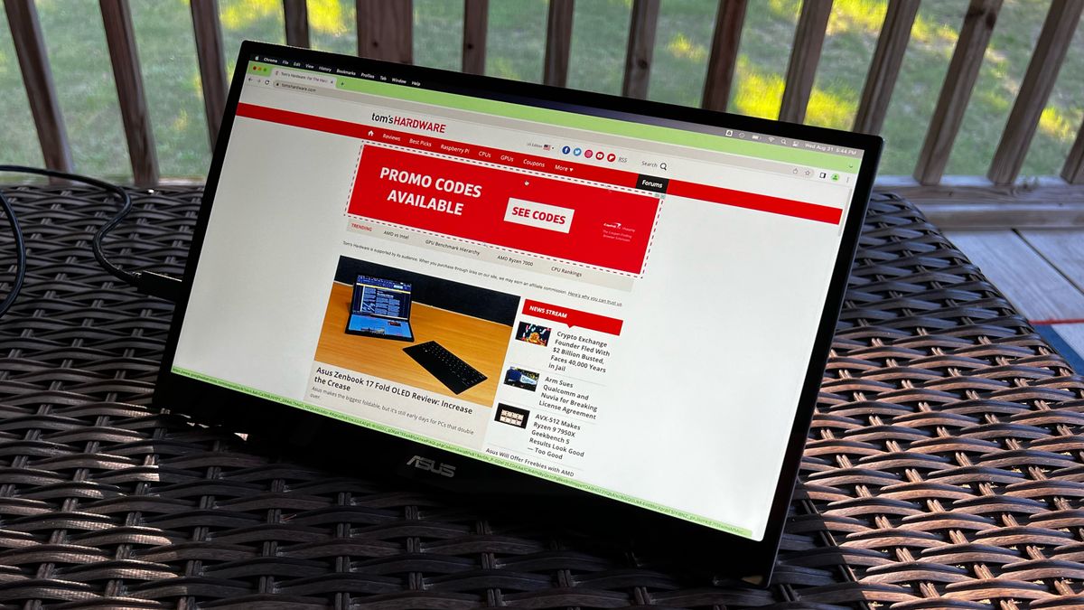 Asus ZenScreen Ink MB14AHD Portable Monitor Review: Pen to Go | Tom's ...