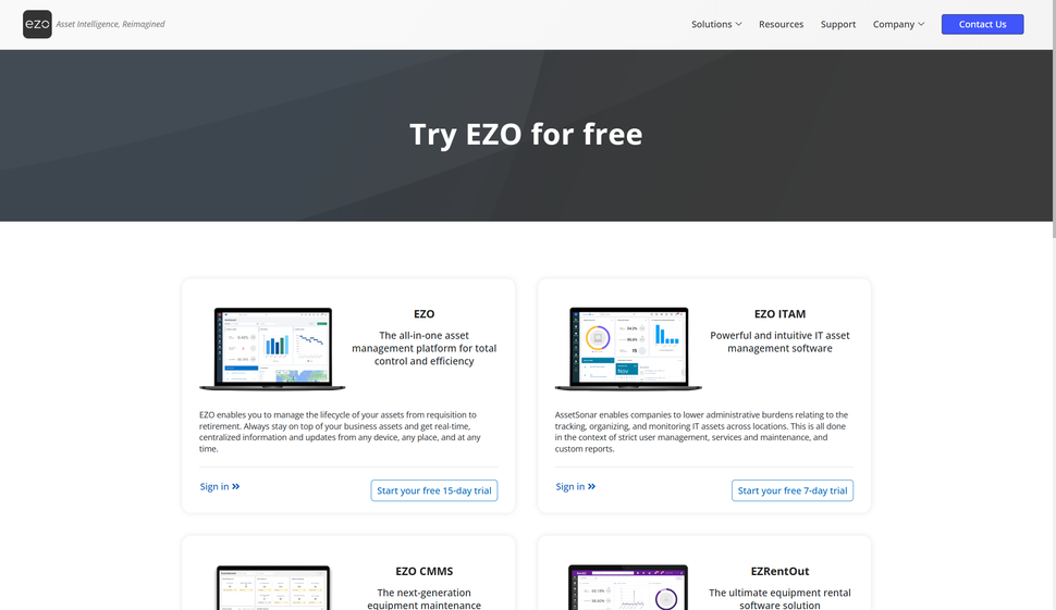 I tried out Ezo, and found it to be a reliable asset management ...