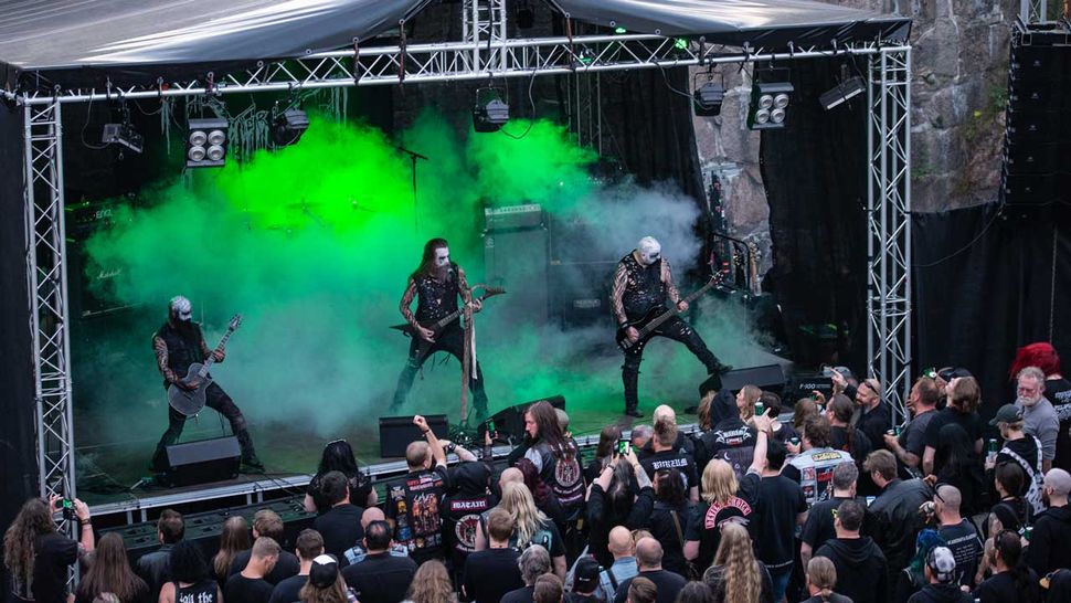 We went to a true black metal festival set in a historic Norwegian ...
