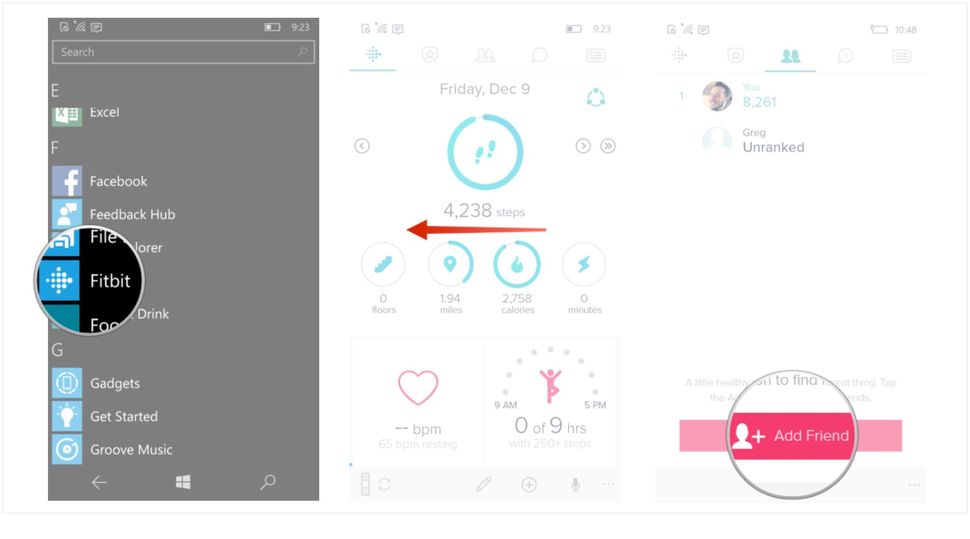 How to manage friends in Fitbit on Windows 10 Mobile | Windows Central