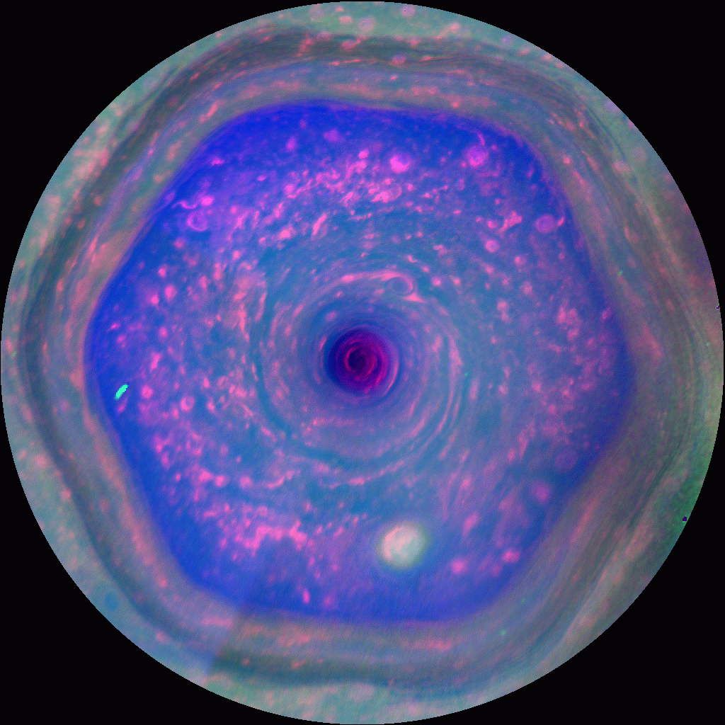Bizarre Saturn Vortex Swirls in Stunning New NASA Video | Space