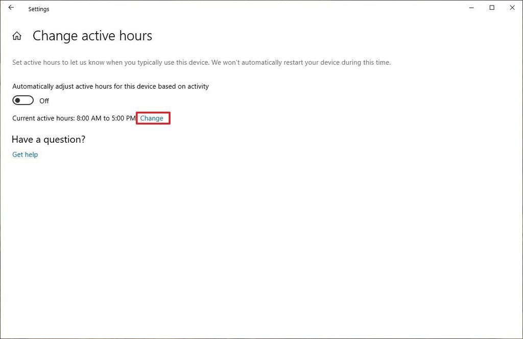 How to configure Windows 10 active hours to avoid sudden restarts ...