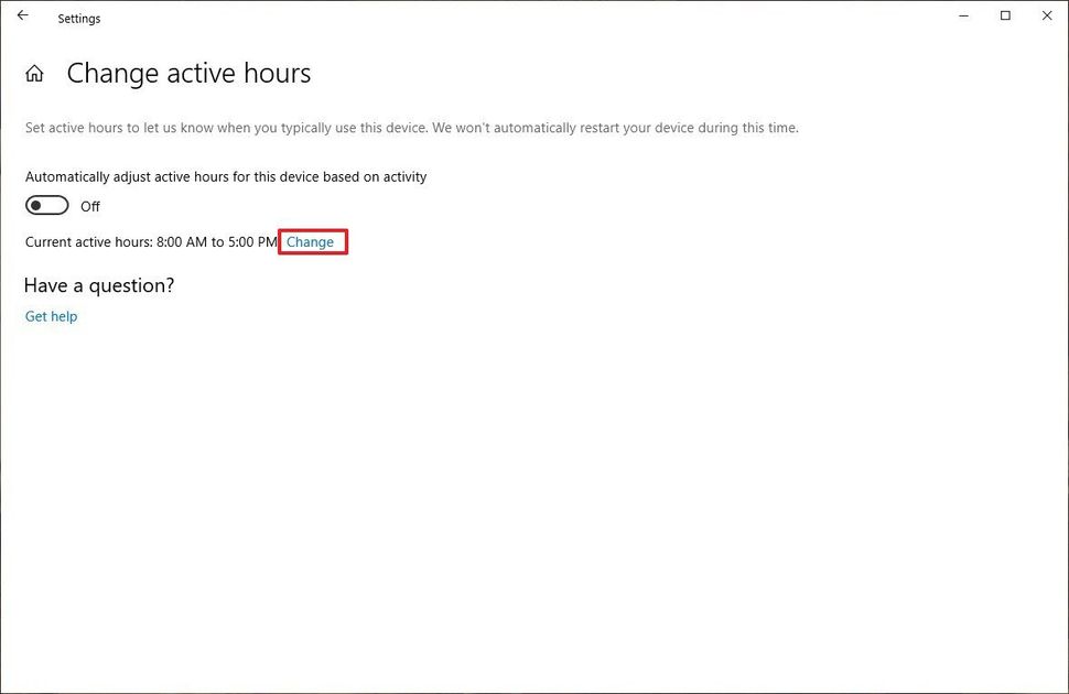 How to configure Windows 10 active hours to avoid sudden restarts ...