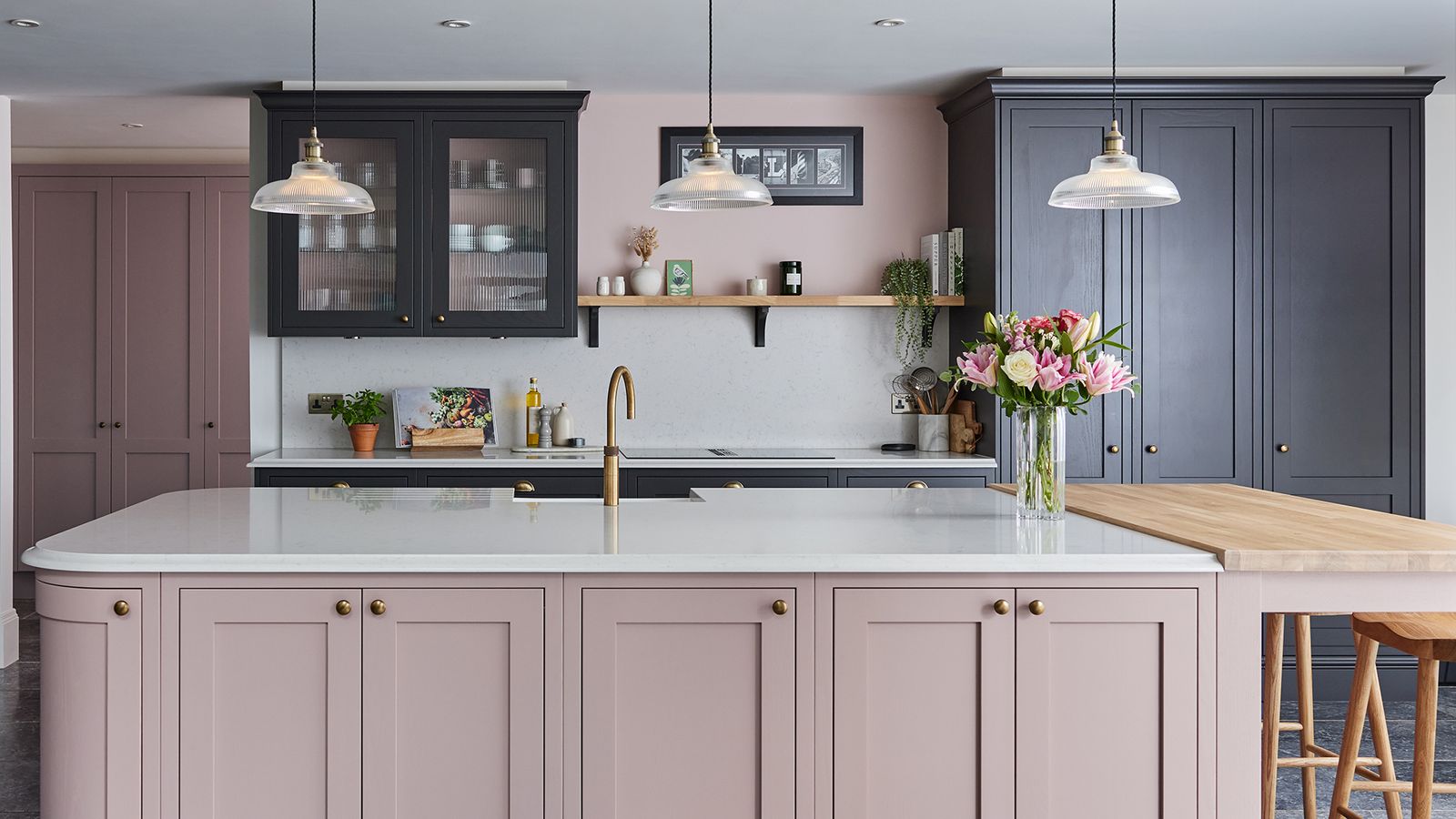 Emma Willis shows off her stunning pink kitchen | Woman & Home